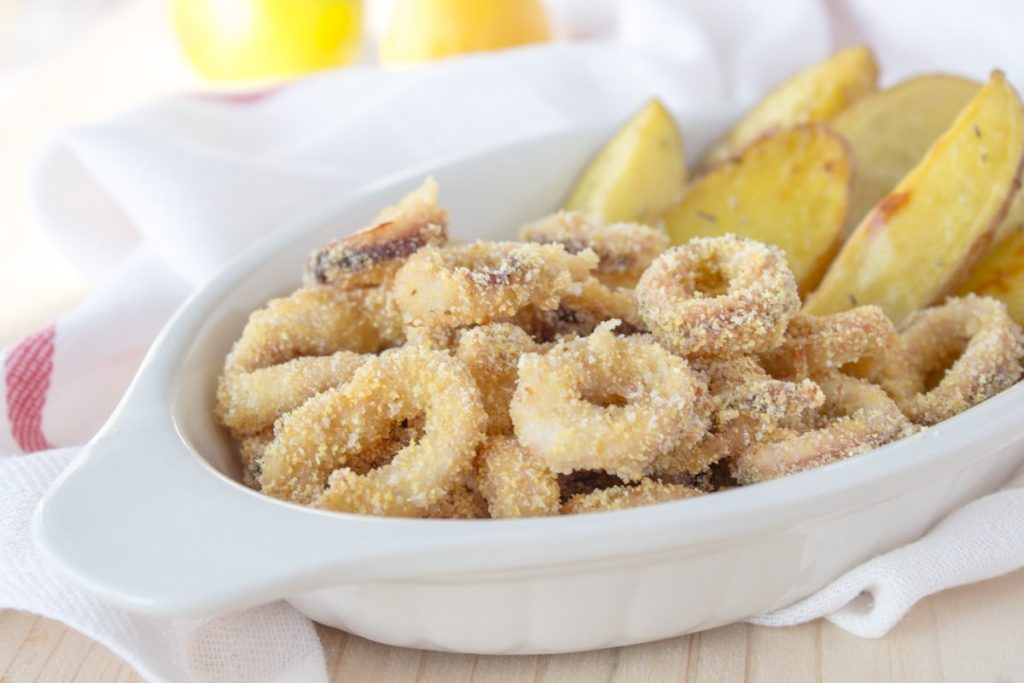 Oven Baked Calamari Rings | Natalie's Health