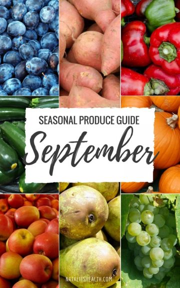 What's in season September | Produce guide with recipes!