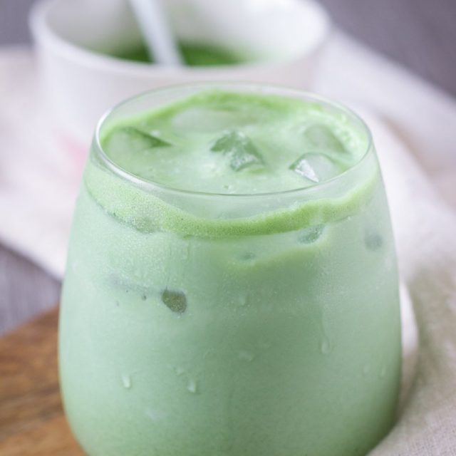 Iced Coconut Matcha Latte | Natalie's Health