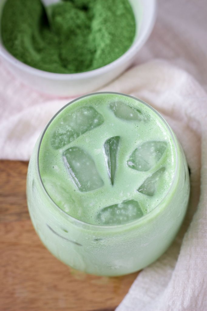 Iced Coconut Matcha Latte | Natalie's Health