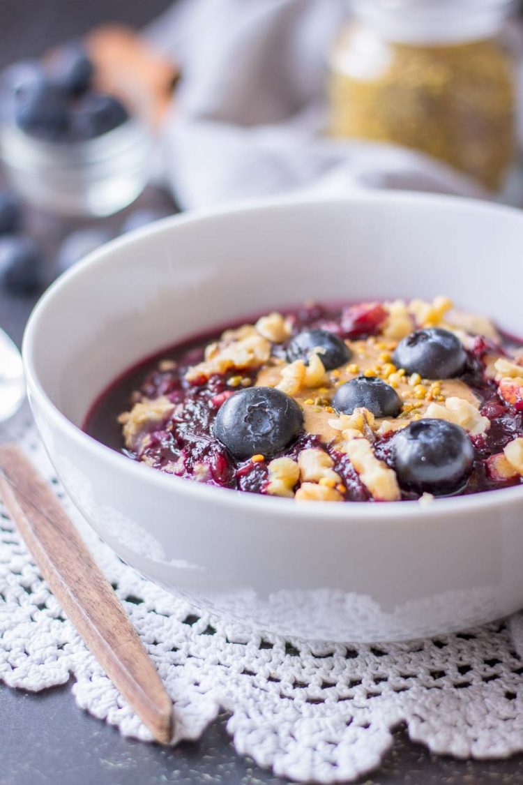 Blueberry Oatmeal Porridge | Natalie's Health