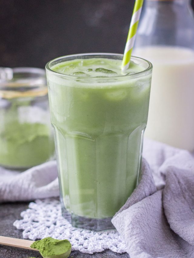 Iced Coconut Matcha Latte | Natalie's Health