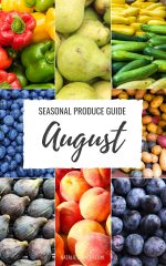What's in season: August | Produce guide with recipes!