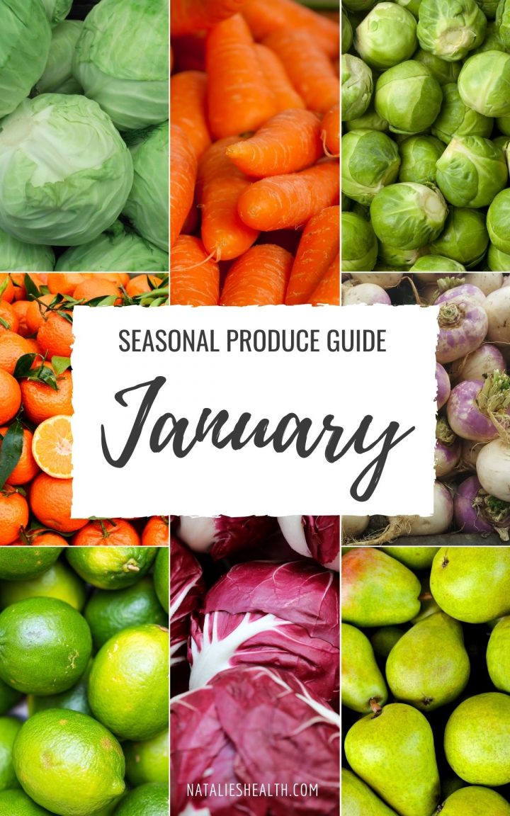 What's in season: January | Seasonal produce guide with recipes!